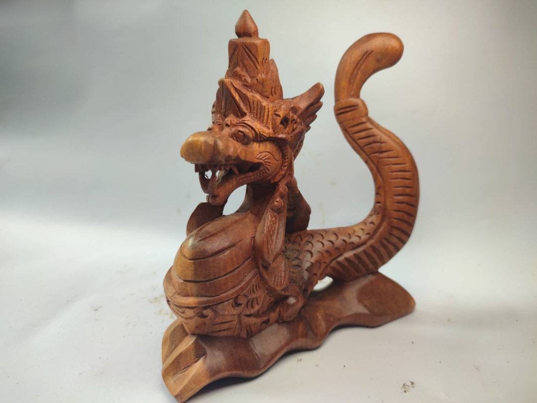 Ananta Boga Dragon Balinese Myth Animal Wood Sculpture, Decor for ...