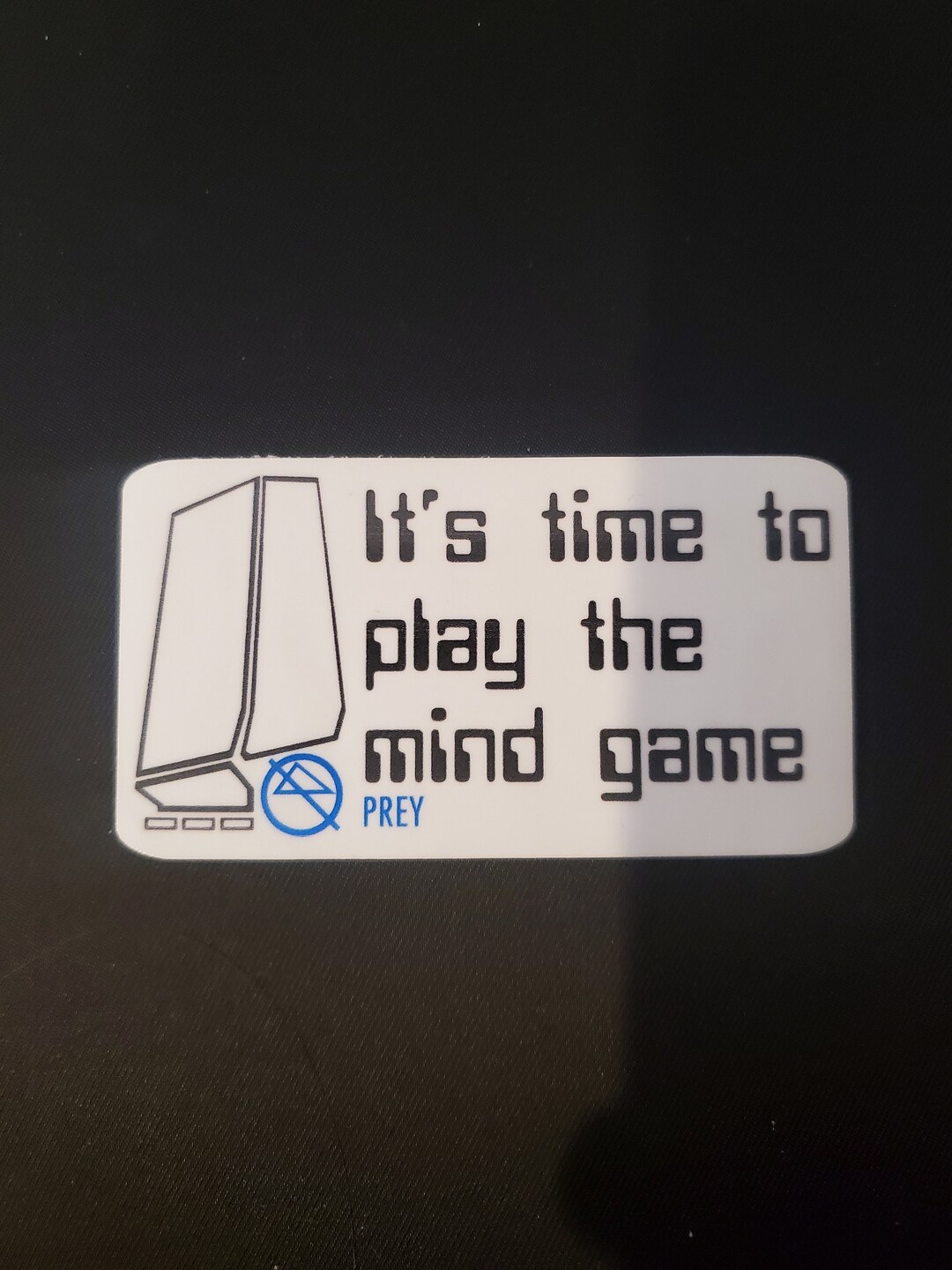 Prey Operator "it's Time to Play the Mind Game" Vinyl Sticker - Etsy
