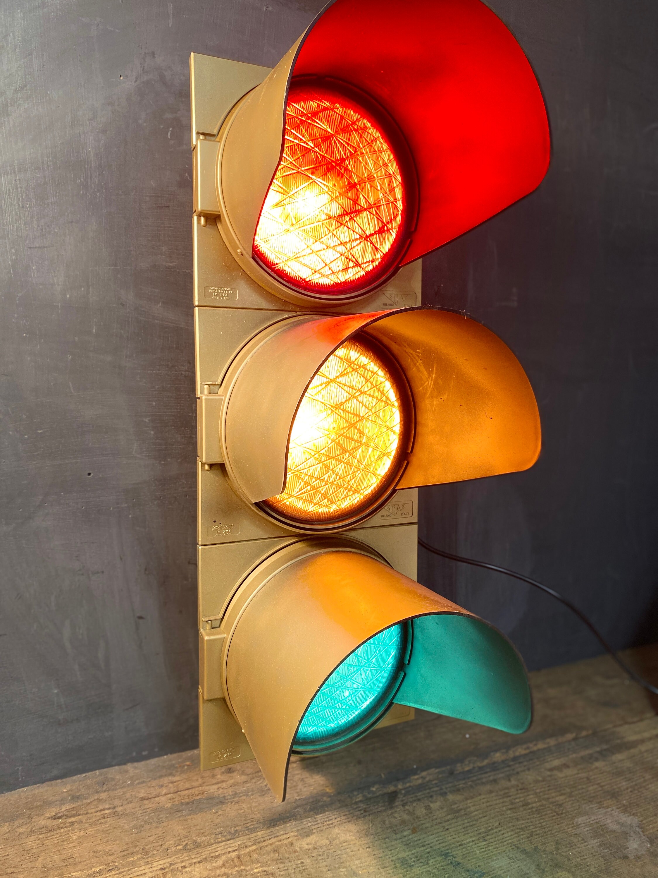 Gold Traffic by BABU - Etsy