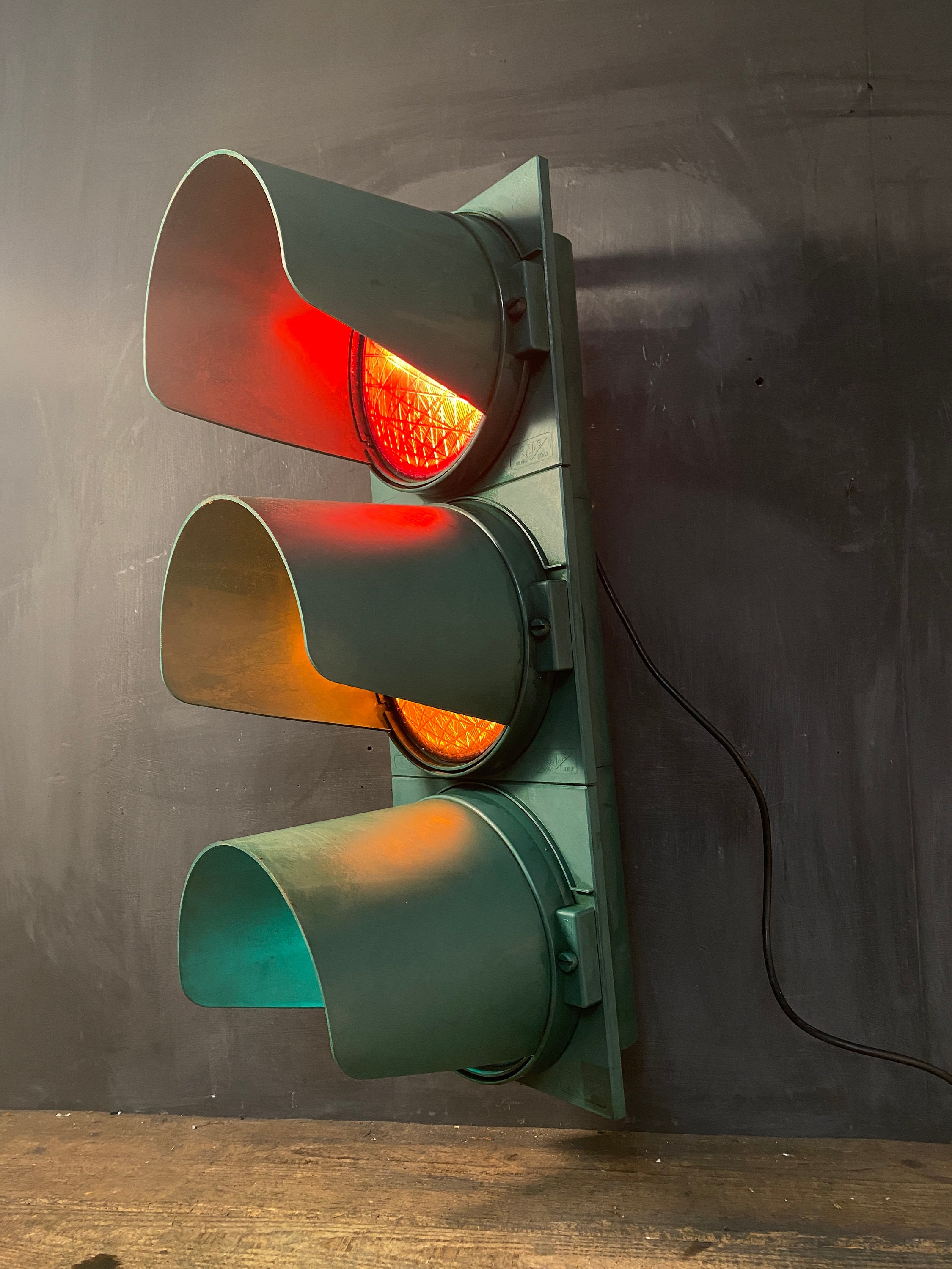 Original Italian Traffic Light From the 90s - Etsy