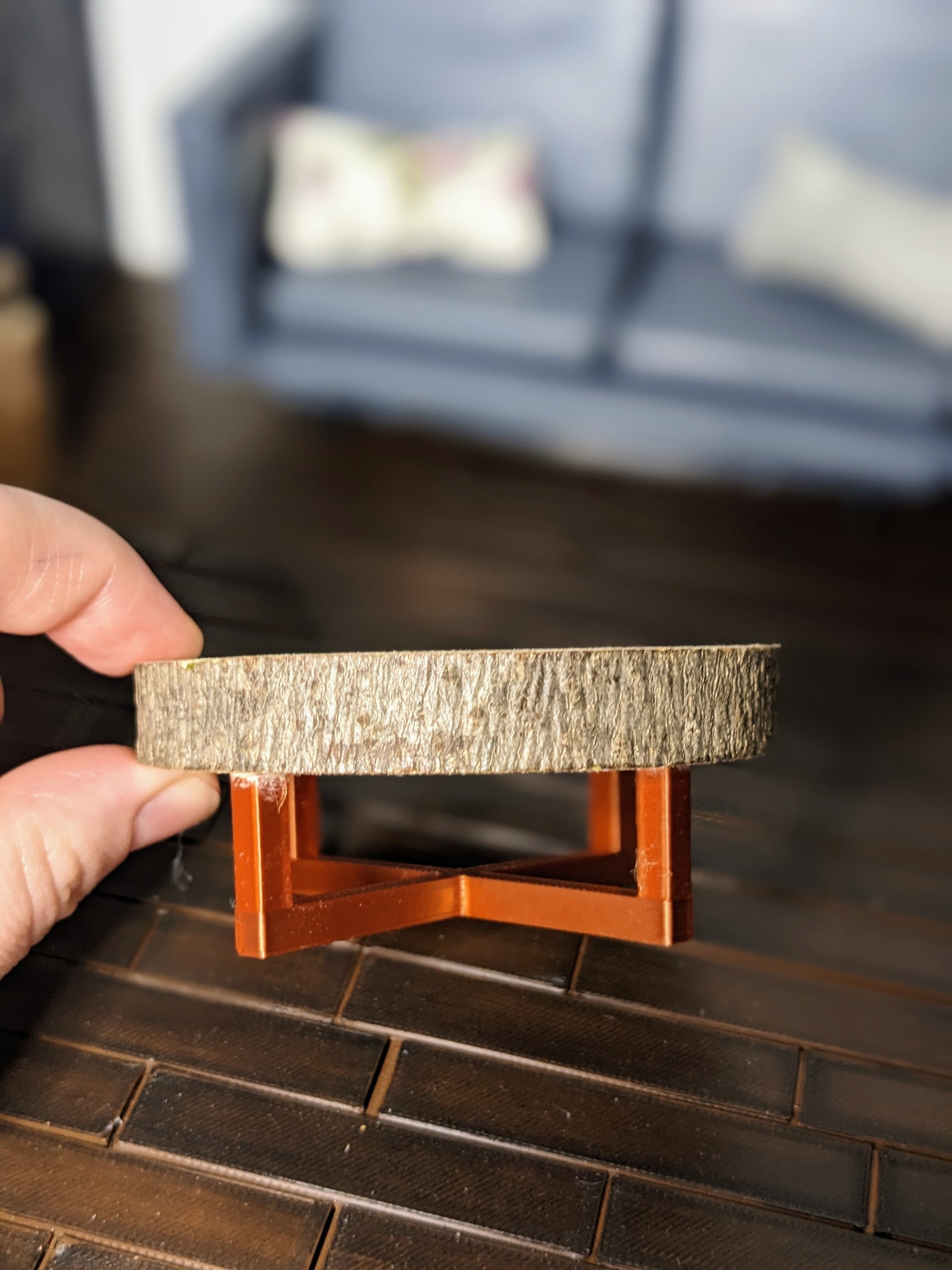 1:12 Coffee Table Wood Modern Rustic Coffee Table Dollhouse &miniature ...