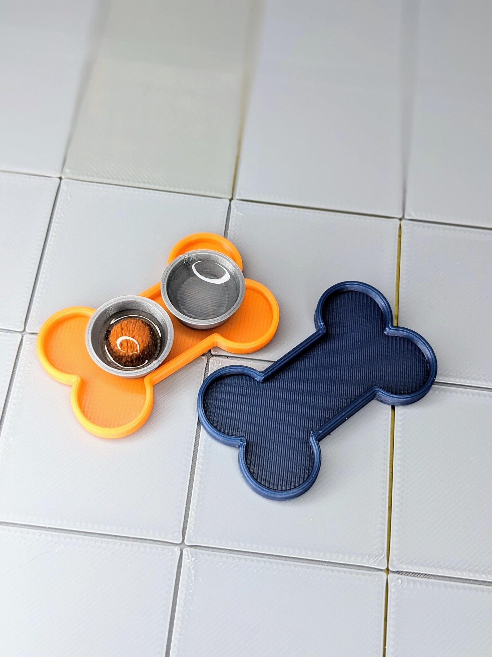 1:12 Dog Food Set | Dollhouse Pet Bowls | Miniature Dog Kibble ...