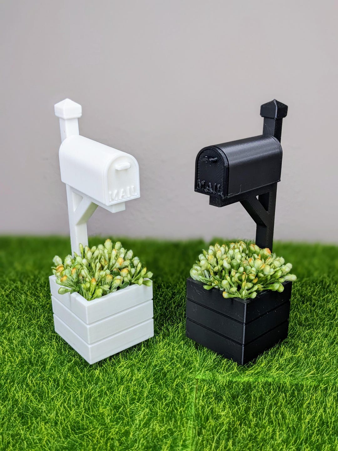 1:12 Mailbox | Miniature Modern Mailbox | Dollhouse Mailbox | Mini Mail ...