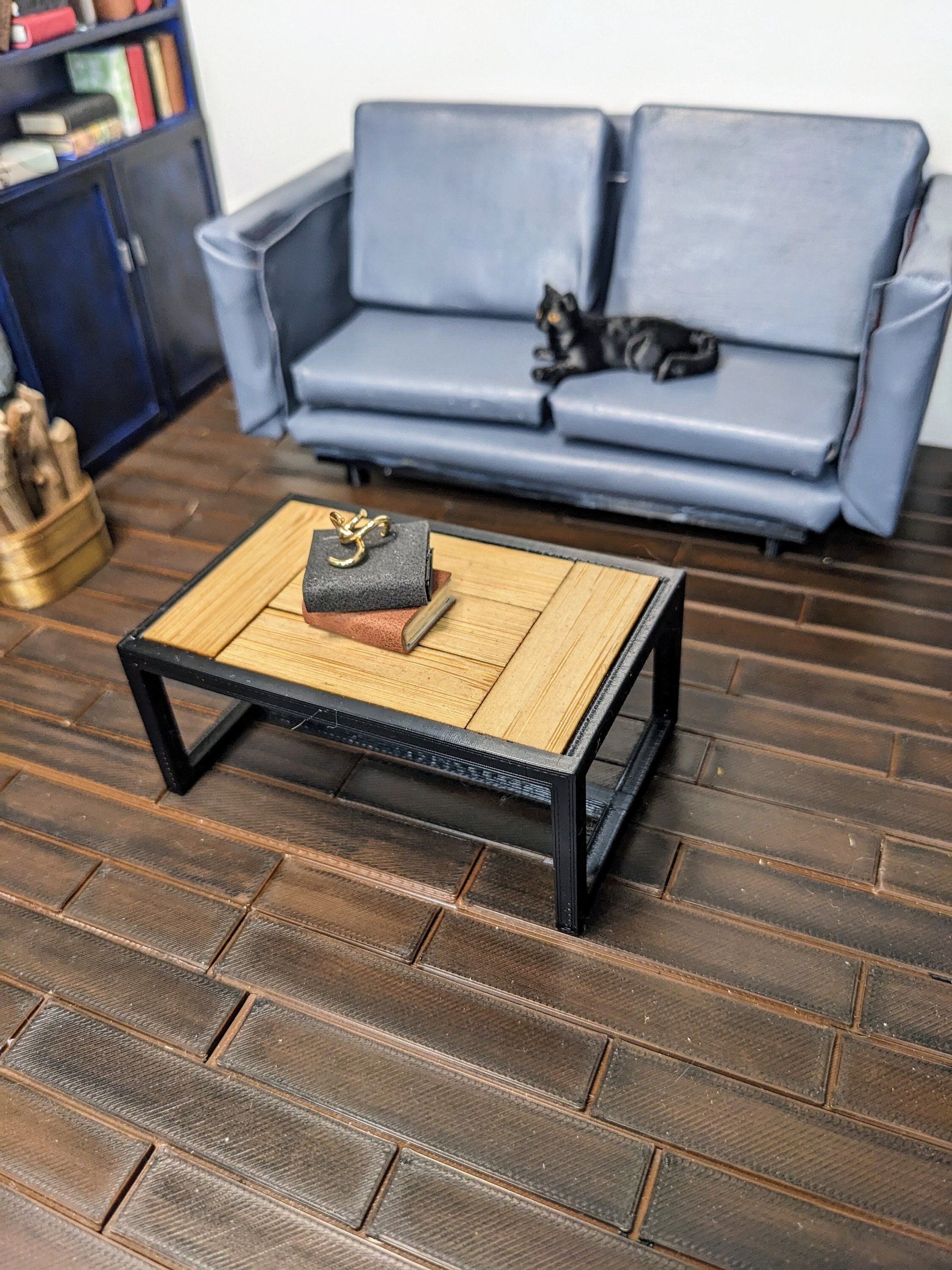 1:12 Rectangle Coffee Table | Dollhouse Coffee Table | Dollhouse ...