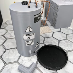 1:12 Hot Water Heater | Dollhouse Water Heater | Miniature Hot Water ...