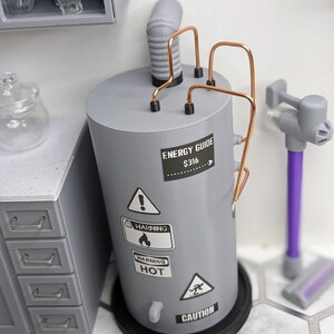 1:12 Hot Water Heater | Dollhouse Water Heater | Miniature Hot Water ...