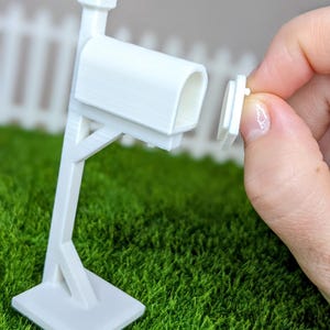 1:12 Mailbox | Miniature Modern Mailbox | Dollhouse Mailbox | Mini Mail ...