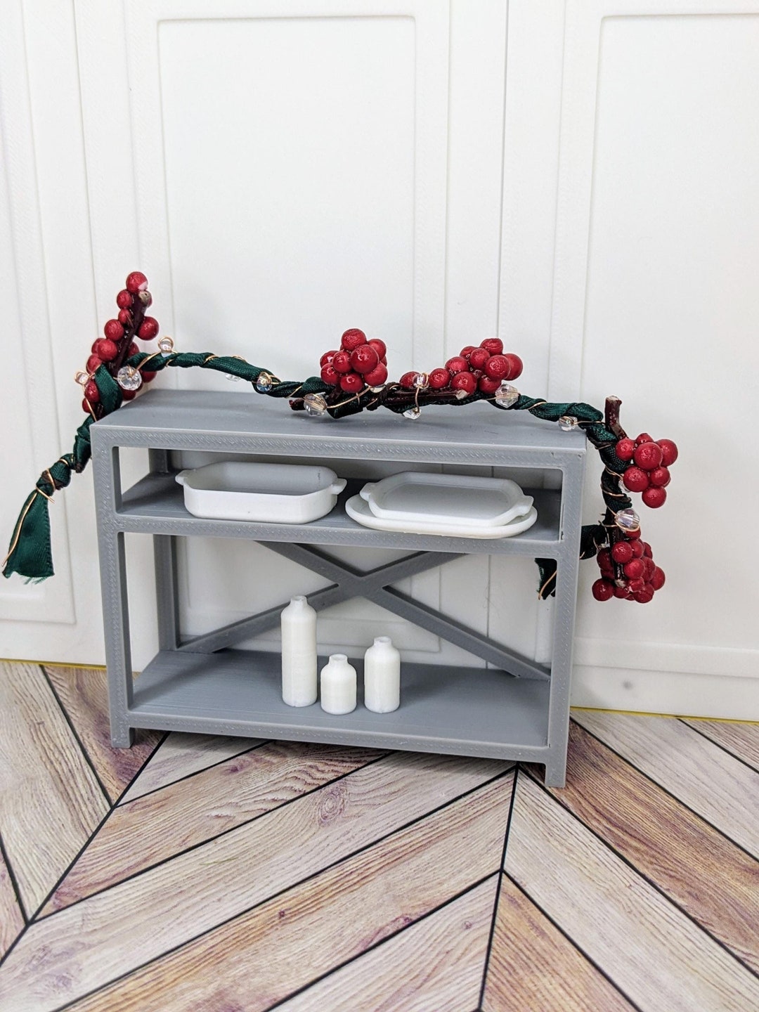 1:12 Buffet Sideboard | Dollhouse Sideboard | Dollhouse Farmhouse ...