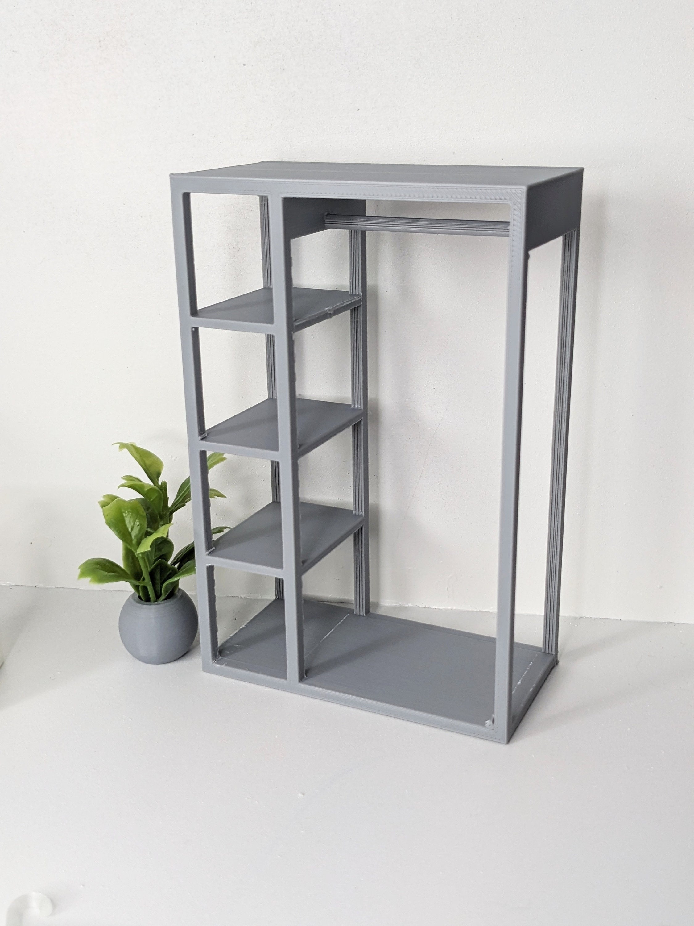 1:12 Mini Closet |dollhouse Closet |miniature Closet for Dolls |3D ...