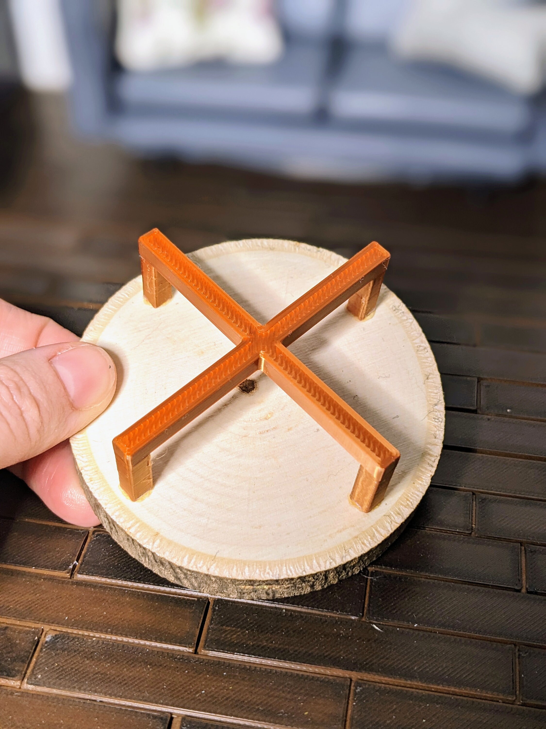 1:12 Coffee Table Wood Modern Rustic Coffee Table Dollhouse &miniature ...