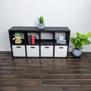 1:12 Cube Bookshelf | Miniature Furniture | Dollhouse Bookshelf | Mini ...