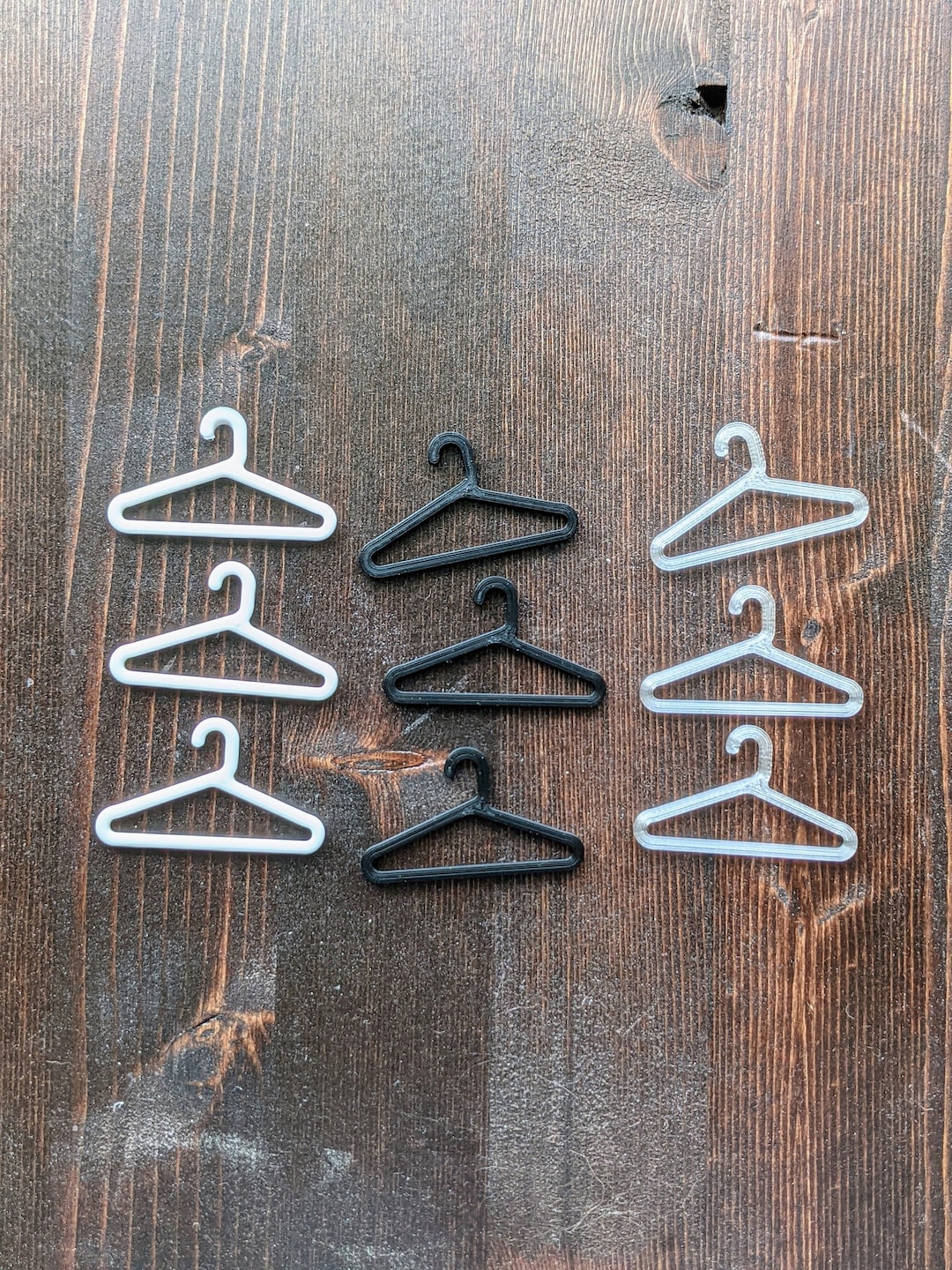 1:12 Hangers 12 PCS | Miniature Clothing Hangers | Dollhouse Hangers ...