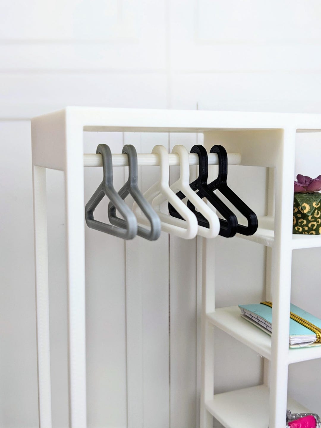 1:12 Hangers 12 PCS | Miniature Clothing Hangers | Dollhouse Hangers ...