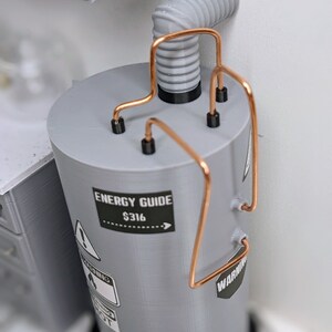 1:12 Hot Water Heater | Dollhouse Water Heater | Miniature Hot Water ...