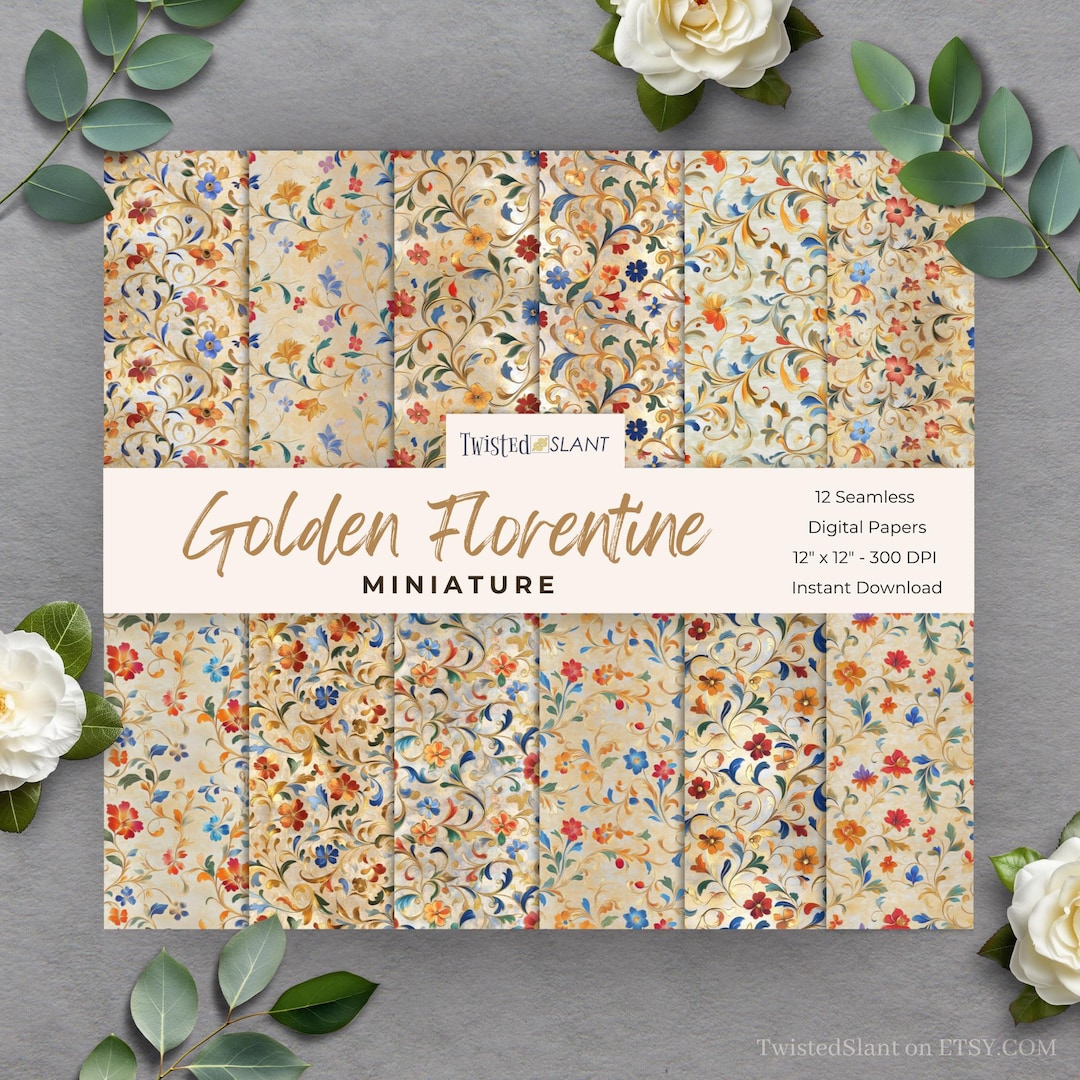Florentine Paper Digital | INSTANT DOWNLOAD | Italian Florentine ...