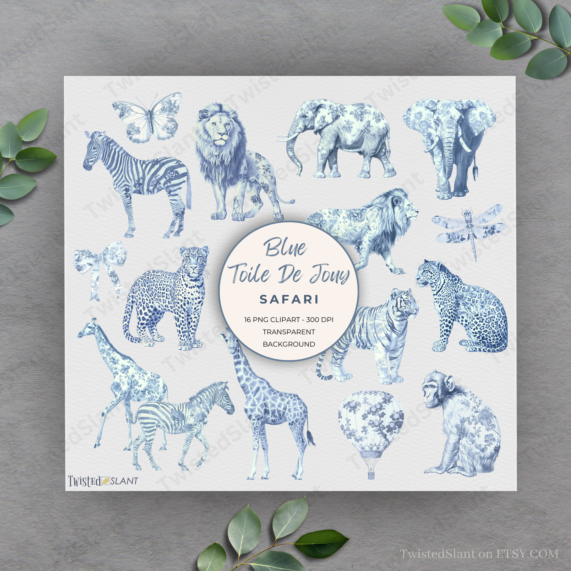 Toile Clipart | INSTANT DOWNLOAD | Blue Toile De Jouy | Chinoiserie ...
