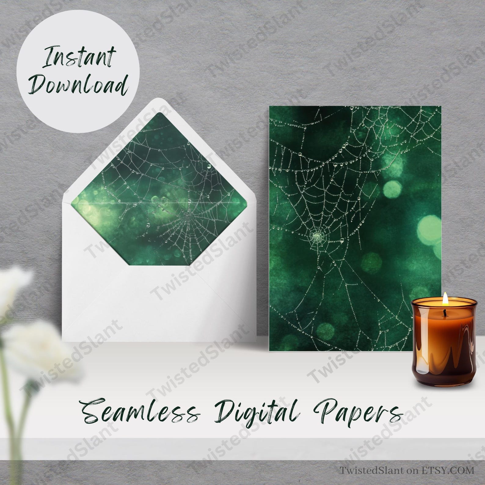 Digital Paper Cobwebs | INSTANT DOWNLOAD | Cobwebs | Seamless Paper ...