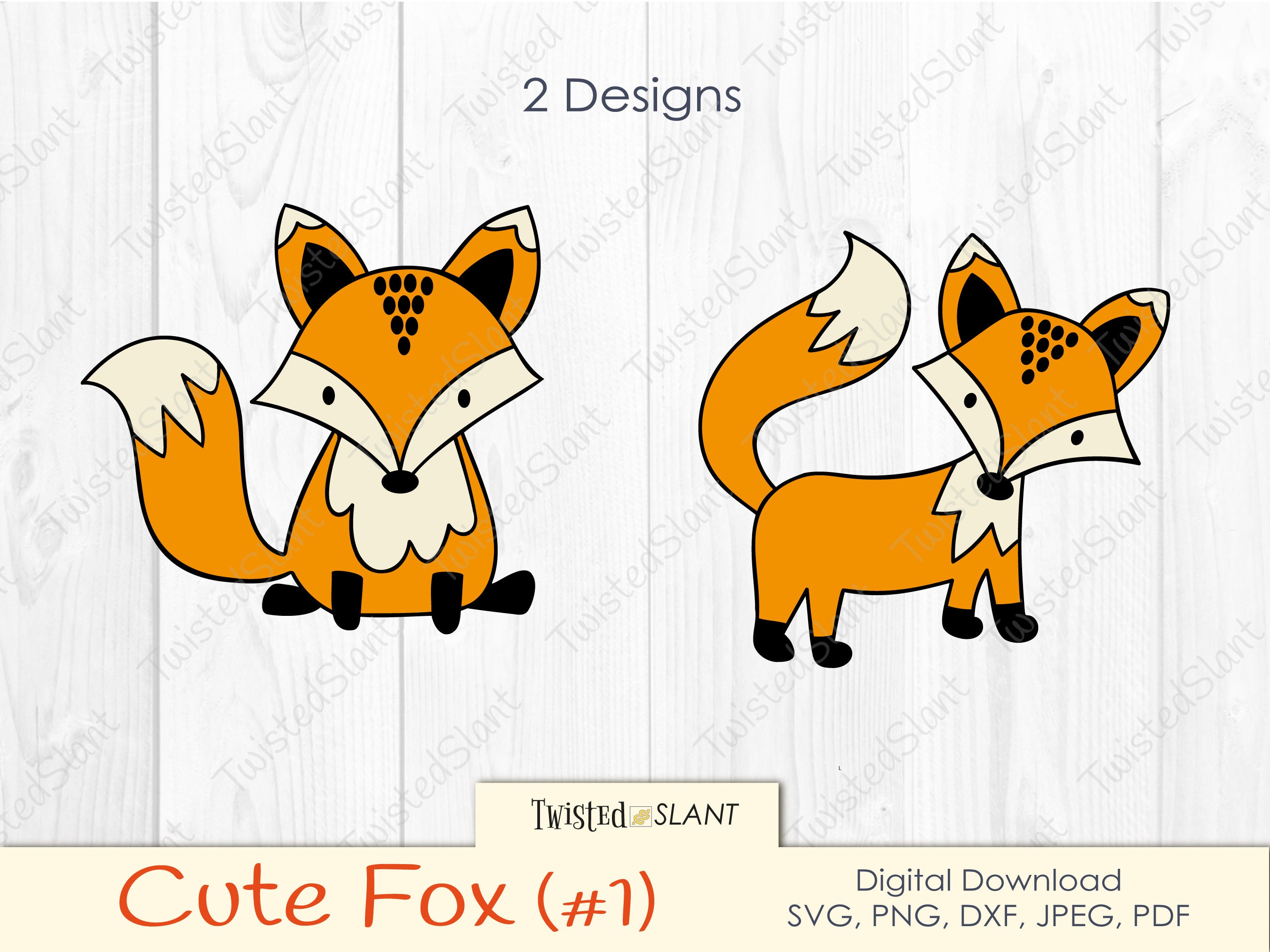 Cute Fox Svg Fox Clip Art Cute Animal Svg Fox Drawing - Etsy