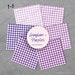 Gingham Digital Paper Pack | INSTANT DOWNLOAD | Gingham Pattern ...