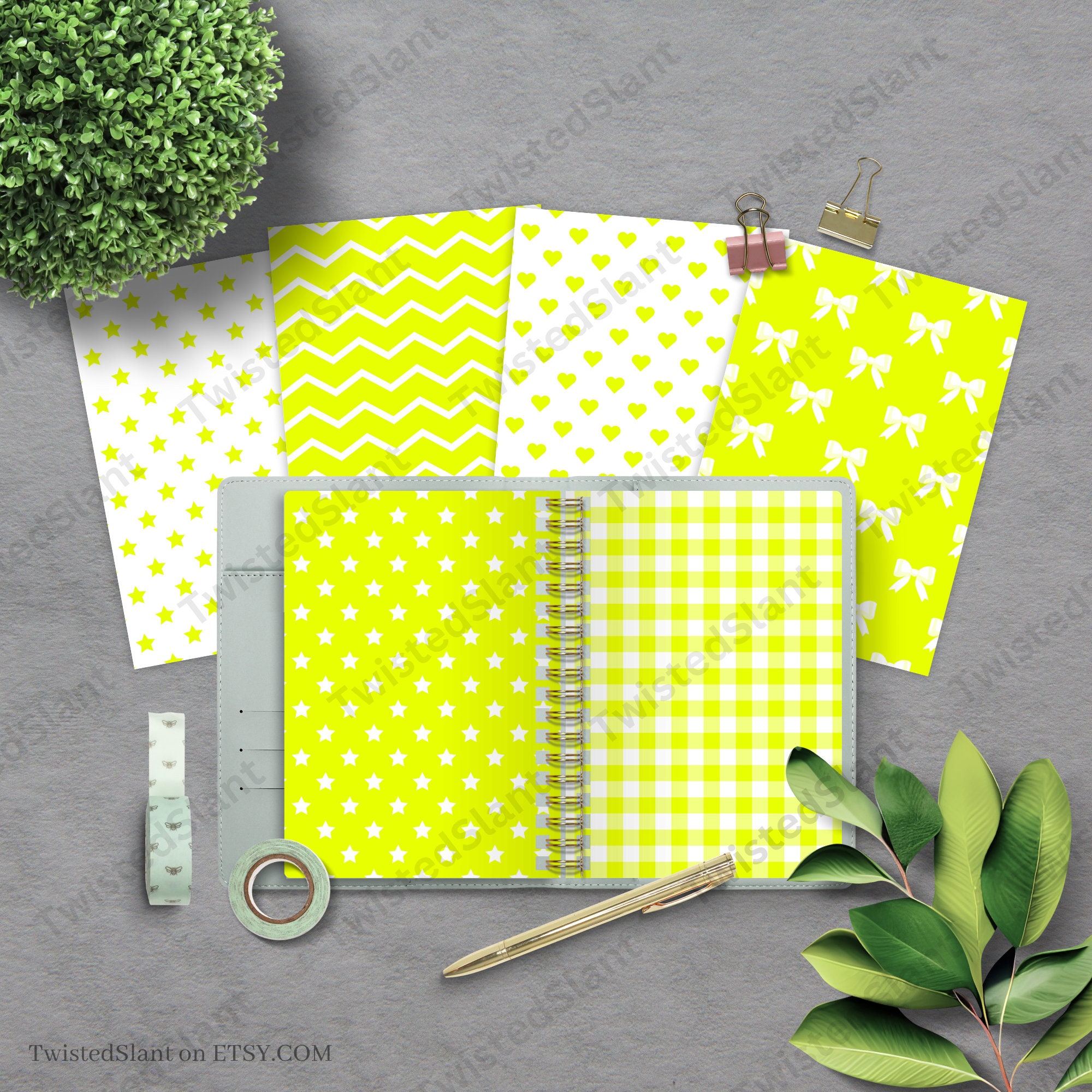 Neon Digital Papers | INSTANT DOWNLOAD | Seamless Geometric | Pattern ...