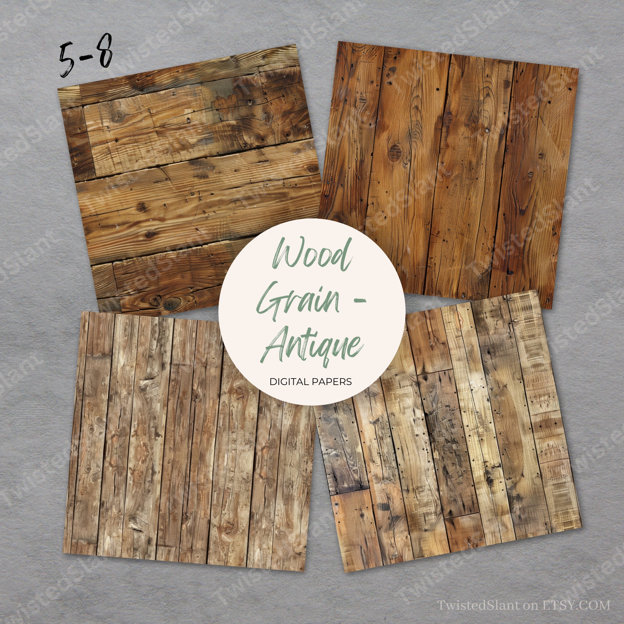 Wood Grain Planks Digital Paper INSTANT DOWNLOAD Wood Grain Paper Wood ...