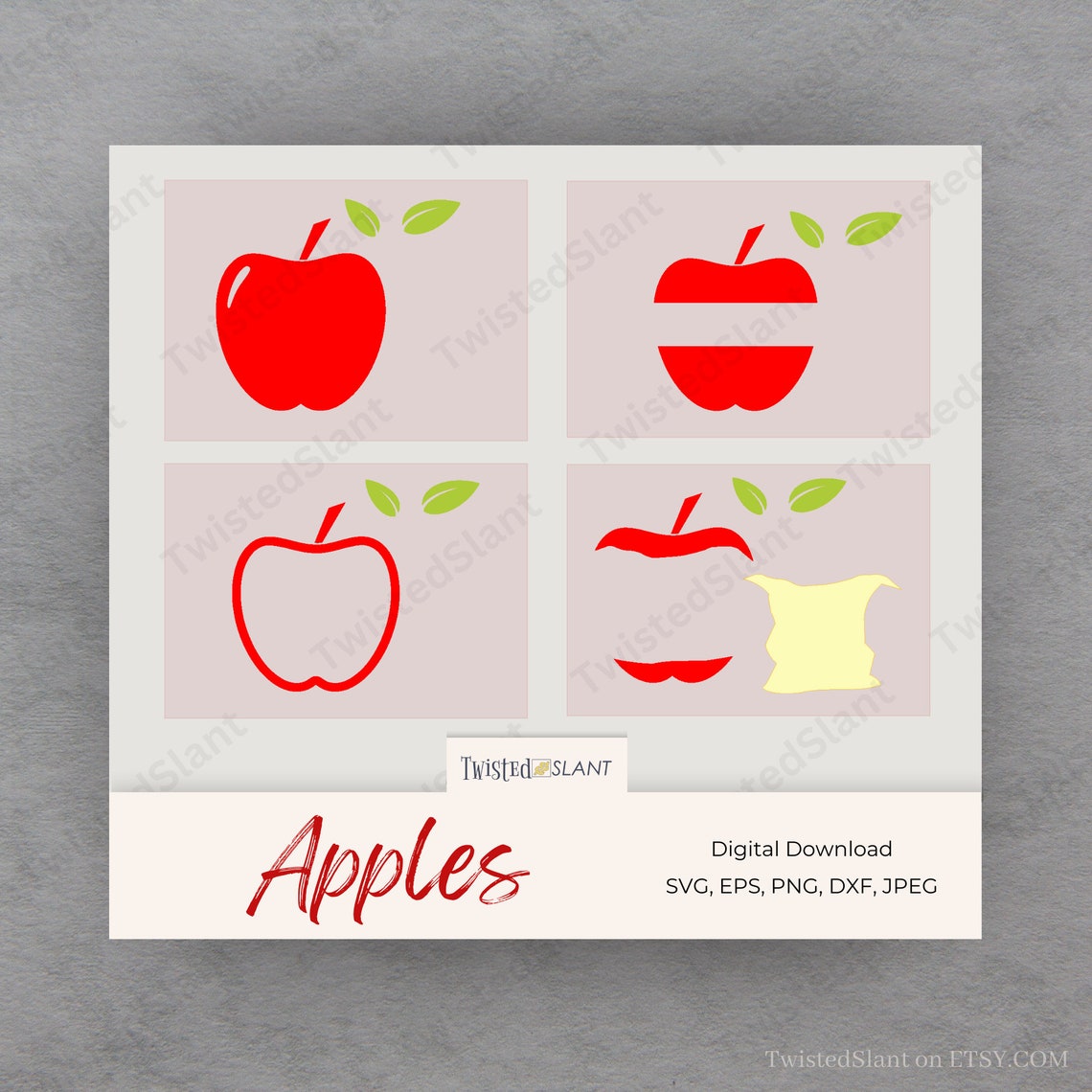 Teacher Apple Svg Monogram Apple Svg Split Apple Svg Apple Svg Fruit ...