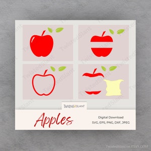 Teacher Apple Svg | Monogram Apple Svg | Split Apple Svg | Apple Svg ...