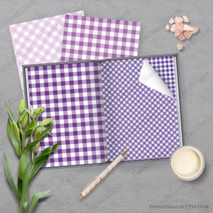 Gingham Digital Paper Pack | INSTANT DOWNLOAD | Gingham Pattern ...