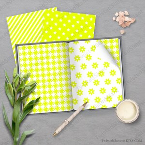 Neon Digital Papers | INSTANT DOWNLOAD | Seamless Geometric | Pattern ...