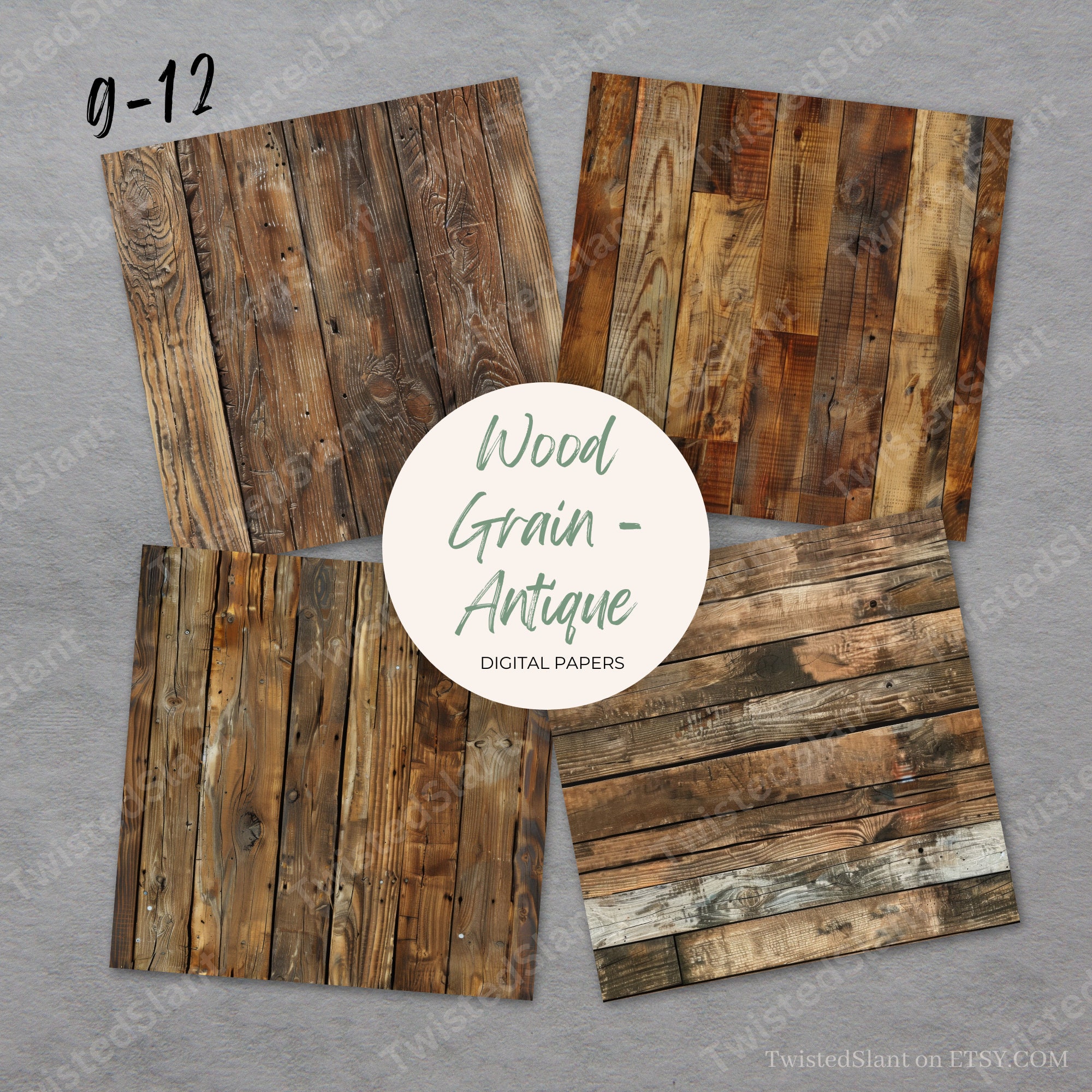 Wood Grain Planks Digital Paper | INSTANT DOWNLOAD | Wood Grain Paper ...