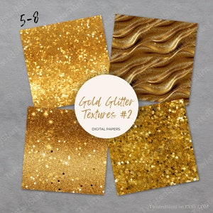 Gold Glitter Digital Paper Seamless Pattern| INSTANT DOWNLOAD | Gold ...