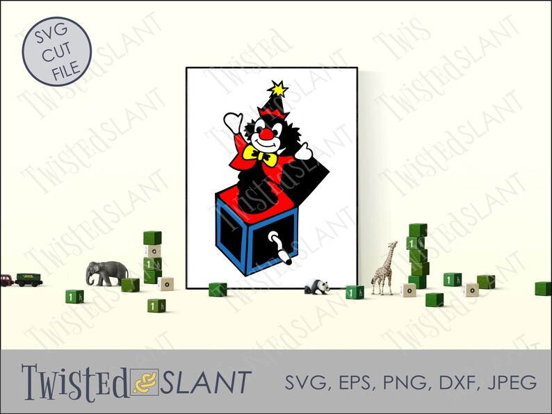 Jack in the Box Svg Digital Download for Cricut and Silhouette, Jack in ...