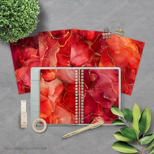 Alcohol Ink Digital Paper | INSTANT DOWNLOAD | Seamless Textures ...