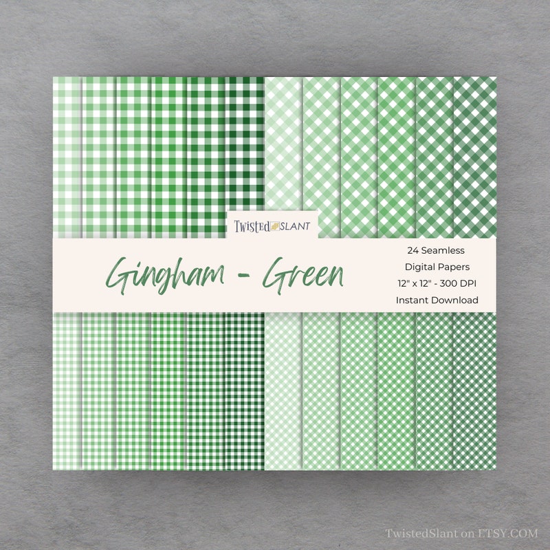 Gingham Paper - Etsy