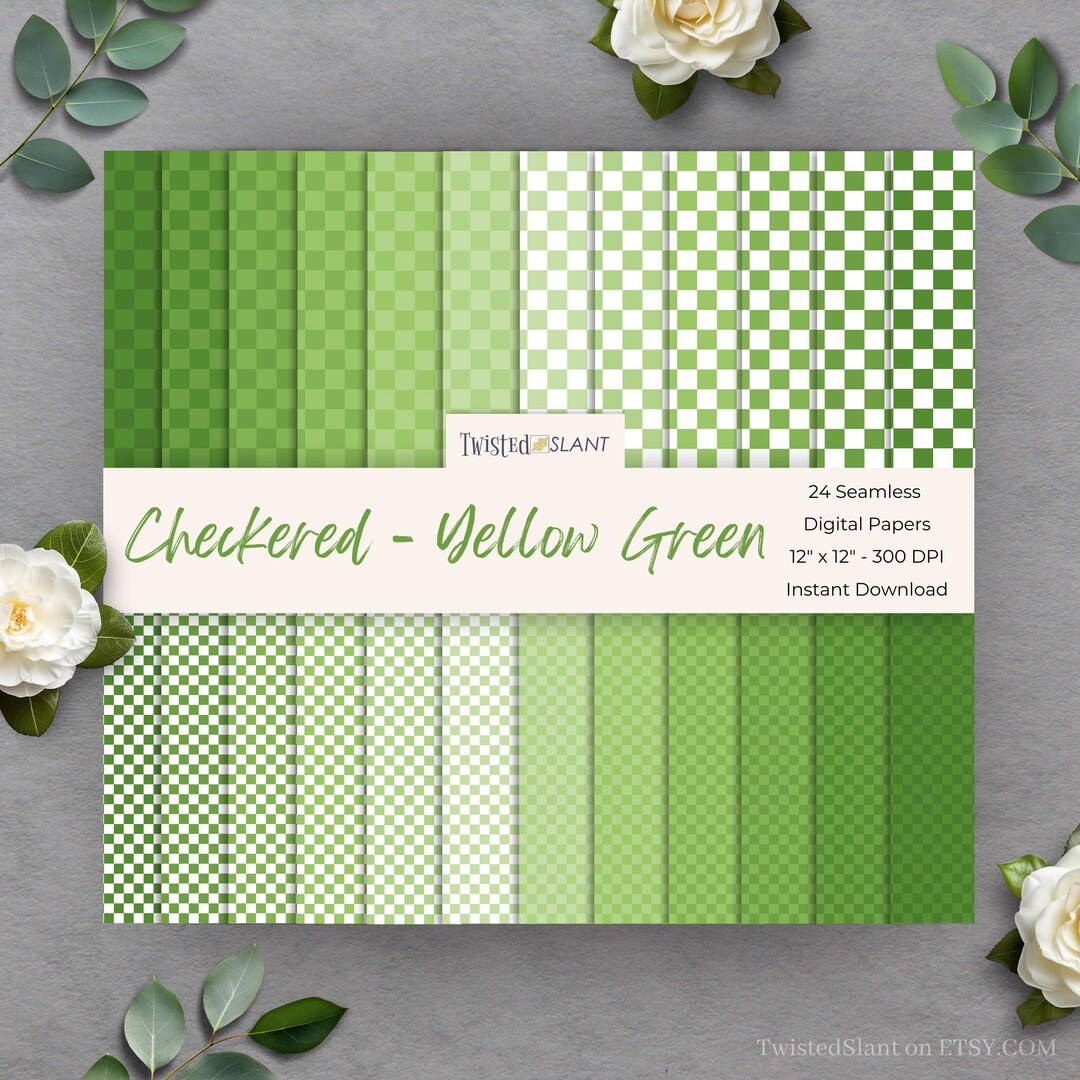 Checkered Digital Paper | INSTANT DOWNLOAD | Checkered Background ...