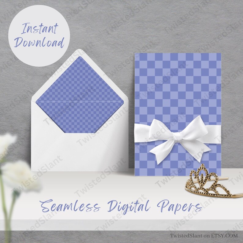 Checkered Digital Paper | INSTANT DOWNLOAD | Checkered Background ...