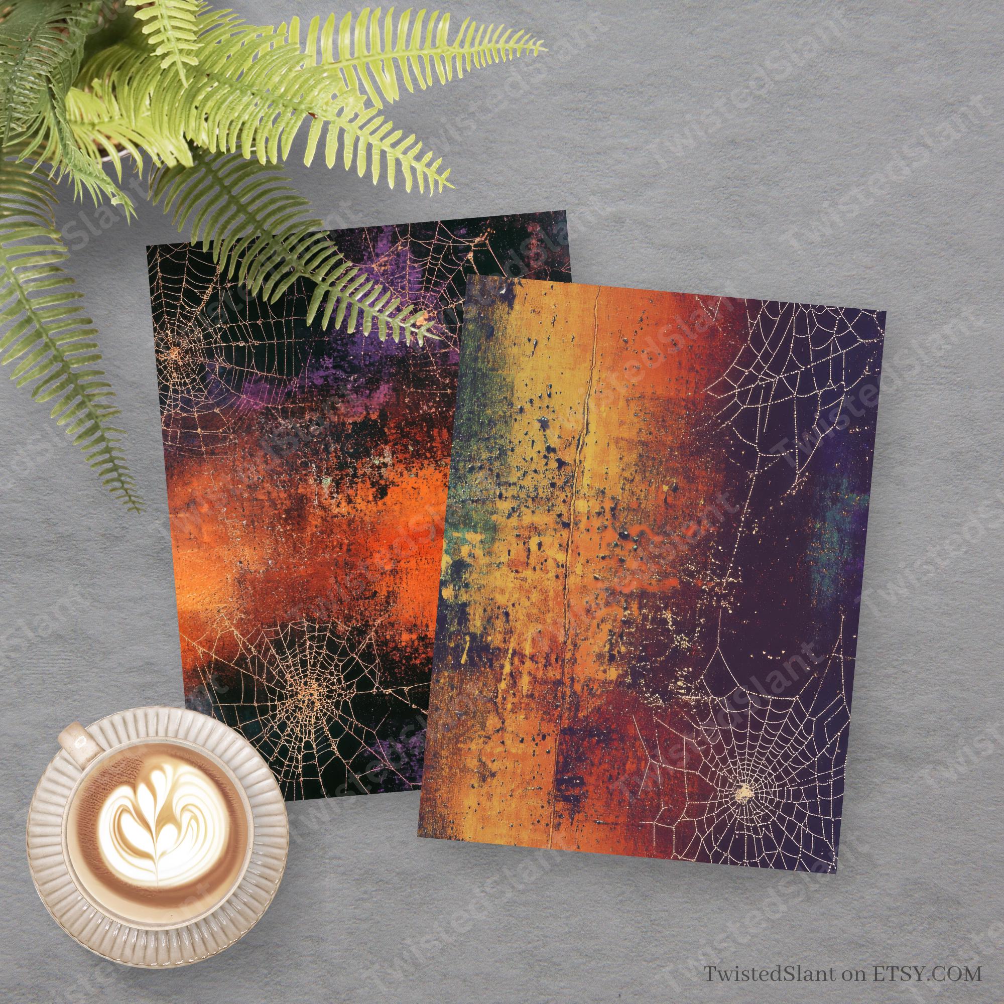 Digital Paper Cobwebs | INSTANT DOWNLOAD | Cobwebs | Seamless Paper ...