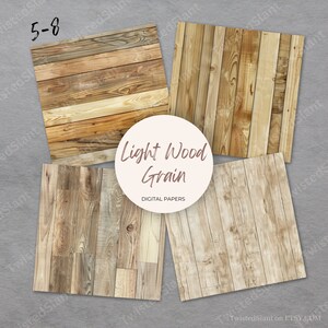 Wood Grain Planks Digital Paper | INSTANT DOWNLOAD | Wood Grain Paper ...