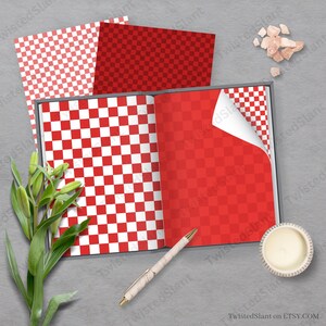 Checkered Digital Paper | INSTANT DOWNLOAD | Checkered Background ...