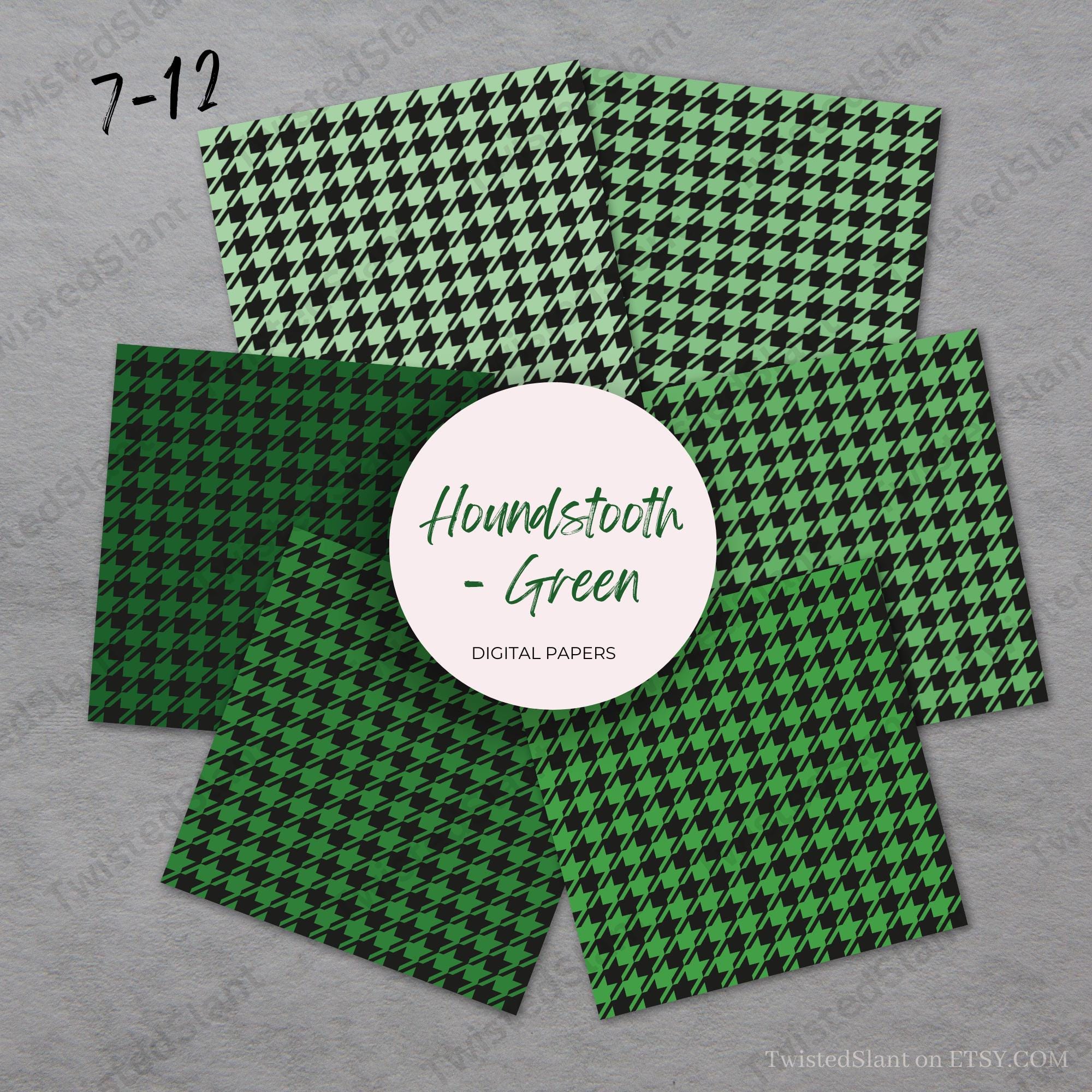 Houndstooth Digital Paper | INSTANT DOWNLOAD | Houndstooth Pattern ...