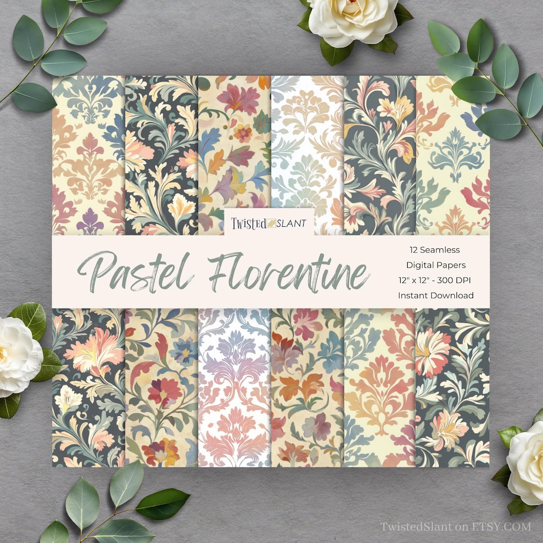 Florentine Paper Digital | INSTANT DOWNLOAD | Italian Florentine ...