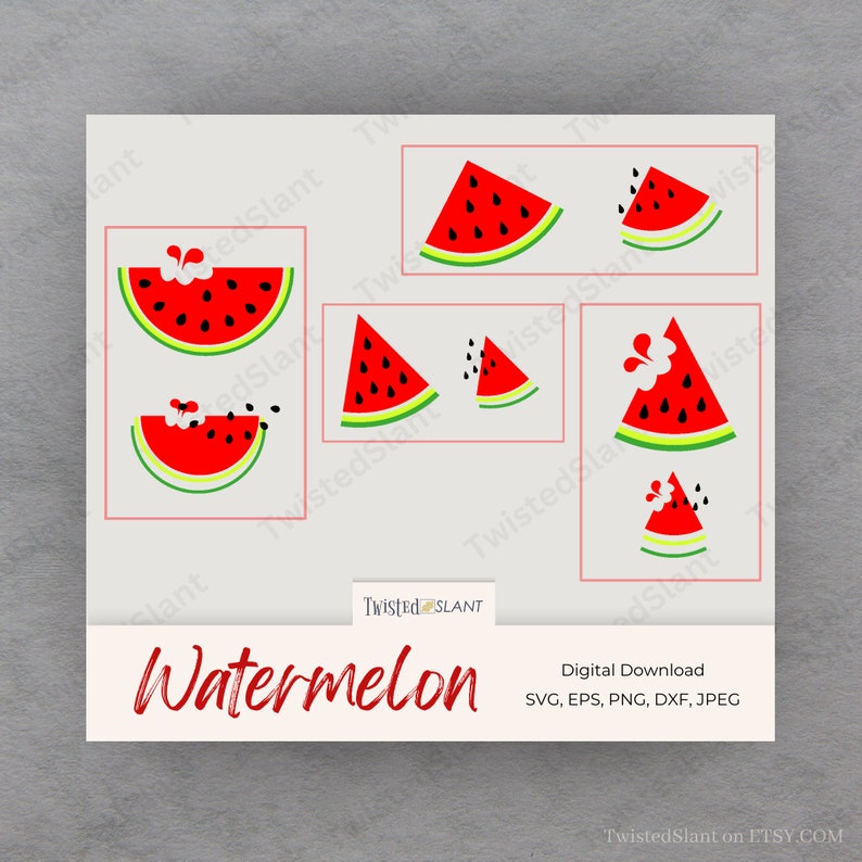 Watermelon Svg Watermelon Clipart Fruit Svg Watermelon Slice Svg ...