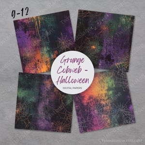 Digital Paper Cobwebs | INSTANT DOWNLOAD | Cobwebs | Seamless Paper ...