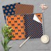 Navy Blue and Orange Digital Paper | INSTANT DOWNLOAD | Seamless ...