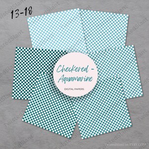 Checkered Digital Paper | INSTANT DOWNLOAD | Checkered Background ...