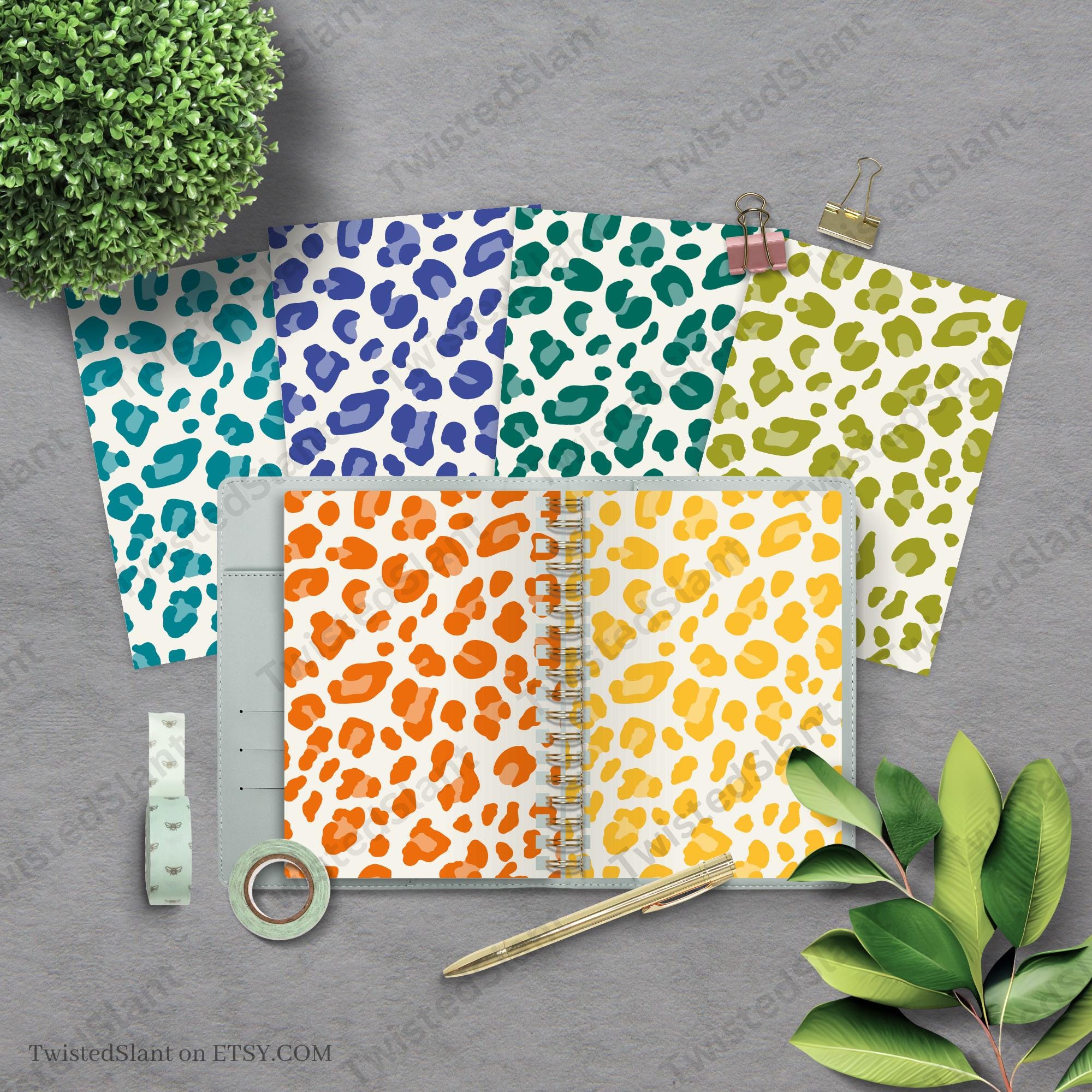 Leopard Print Seamless Digital Paper | INSTANT DOWNLOAD | Leopard ...