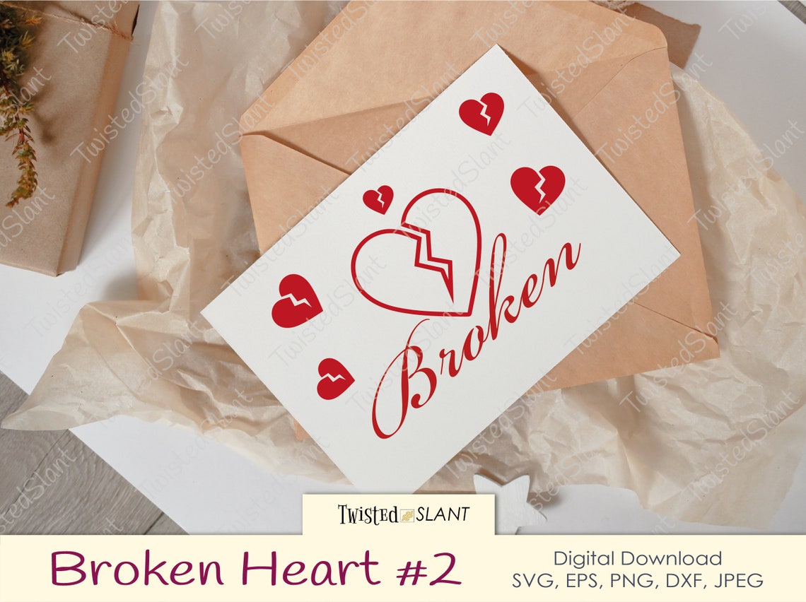 Broken Heart Svg, Open Heart Svg, Heart Svg Bundle, Loveheart, Heart ...