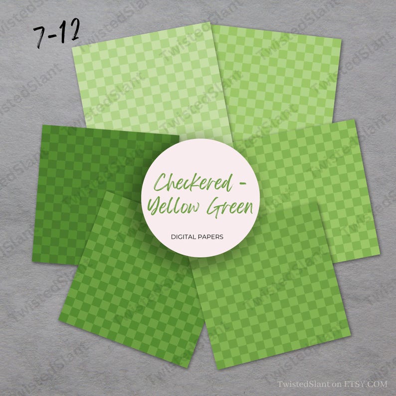 Checkered Digital Paper | INSTANT DOWNLOAD | Checkered Background ...