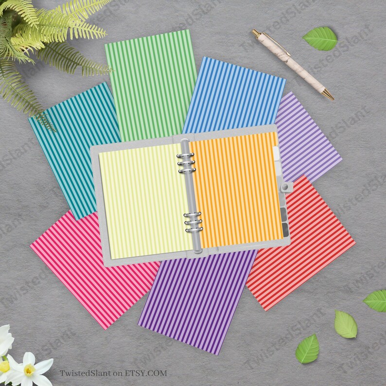 Vertical Stripes Digital Paper | INSTANT DOWNLOAD | Striped Background ...