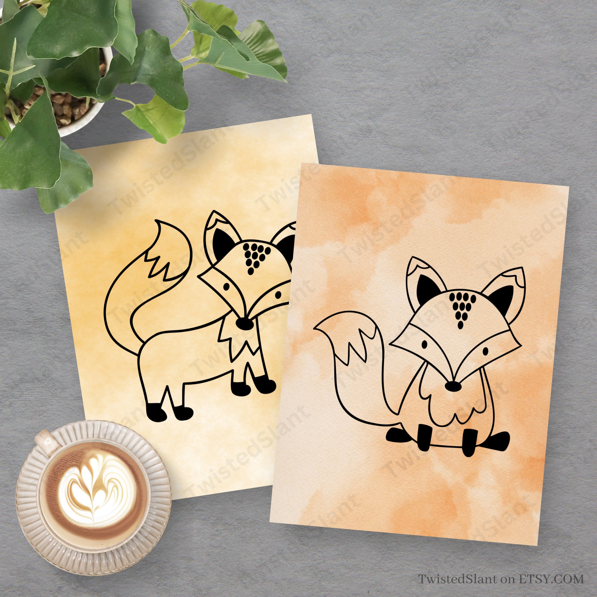 Cute Fox Svg Fox Clip Art Cute Animal Svg Fox Drawing Fox Svg Fox ...